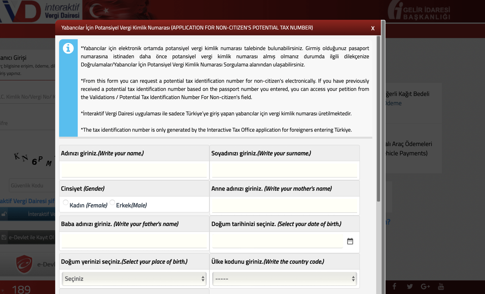 How to Get Turkish Tax Number (ID) Online for Foreigners - Non ...